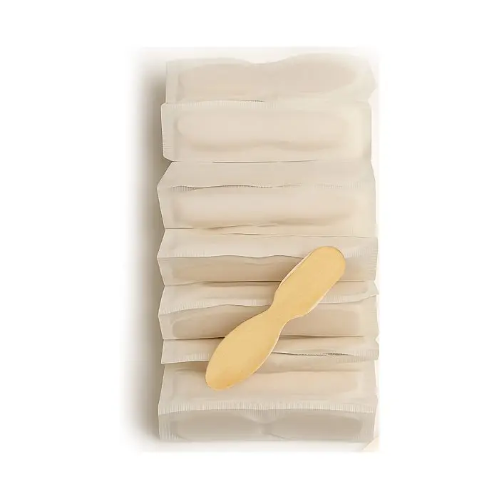 3" Plain Taster Spoons Paper Wrapped Individually Box - Perfect Stix