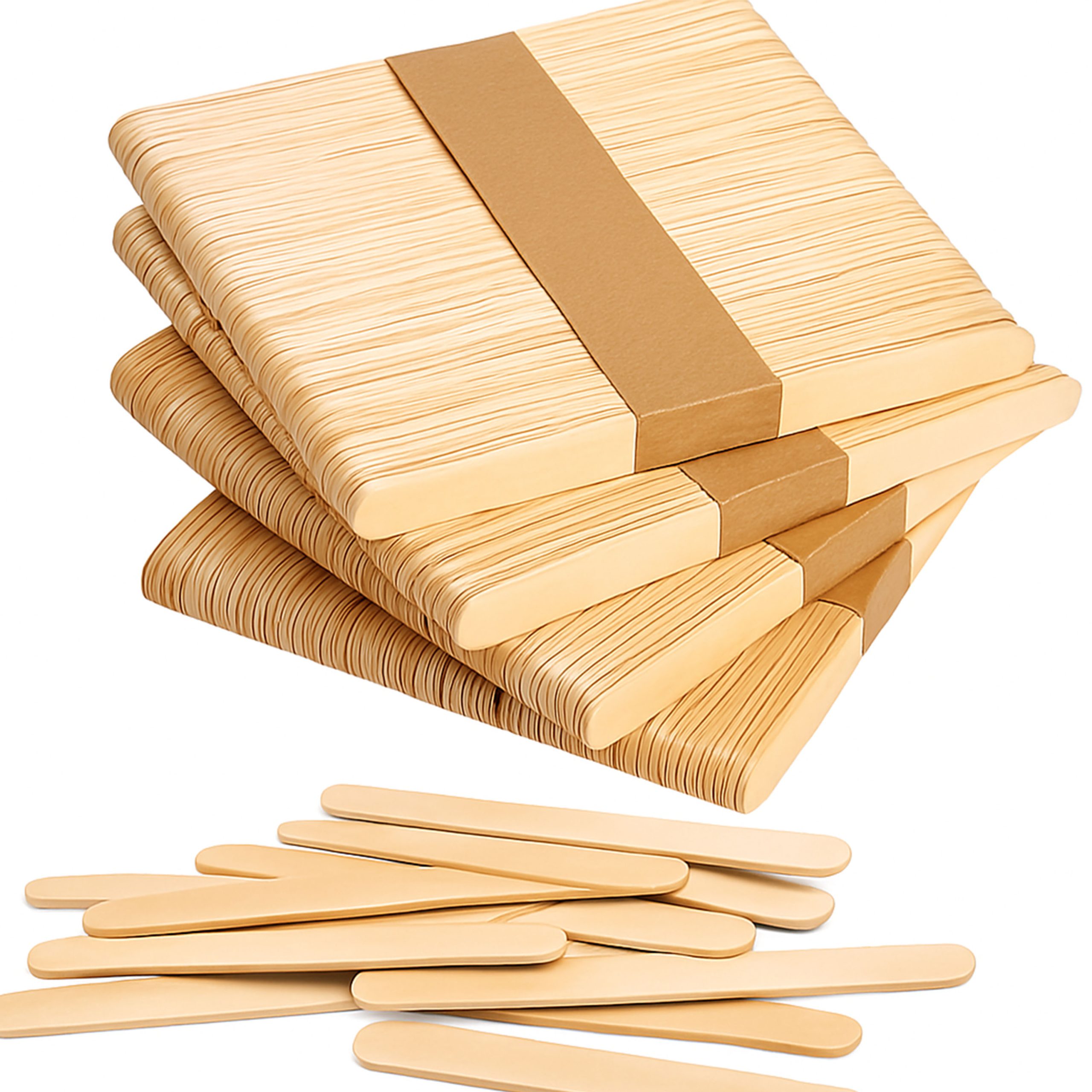 4 1/2" Banded Ice Cream Sticks Box band(ItemASO910BA) - Perfect Stix