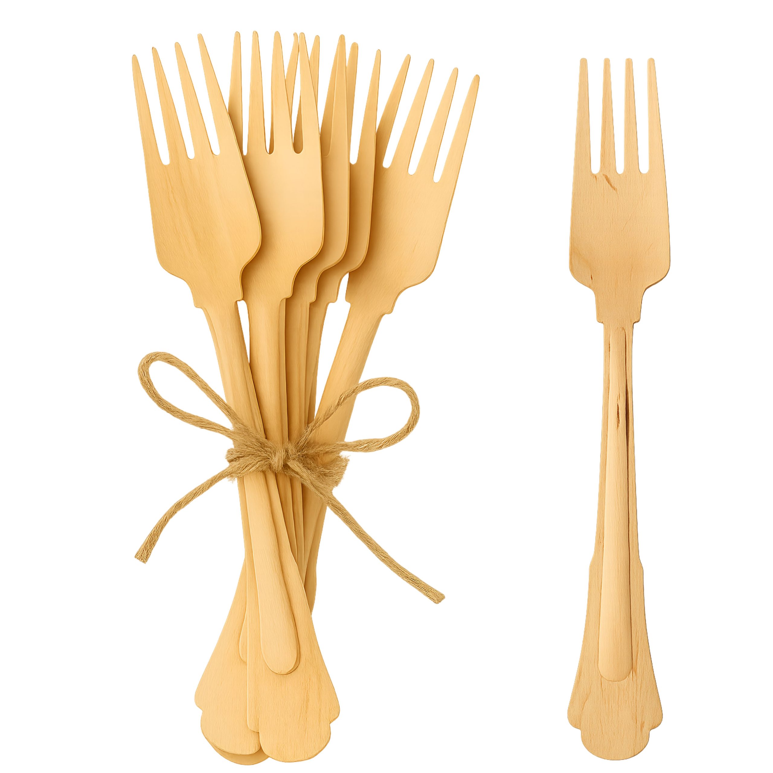 Perfect Ware Green Forks 200 (1,000ct) - Perfect Stix