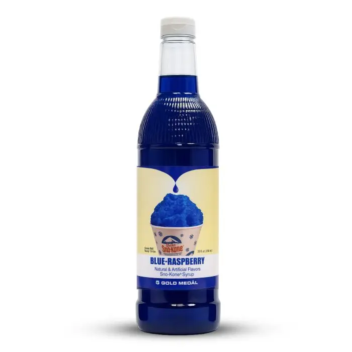 25oz Gold Medal Snow Cone Syrup (Blue Raspberry) - Perfect Stix