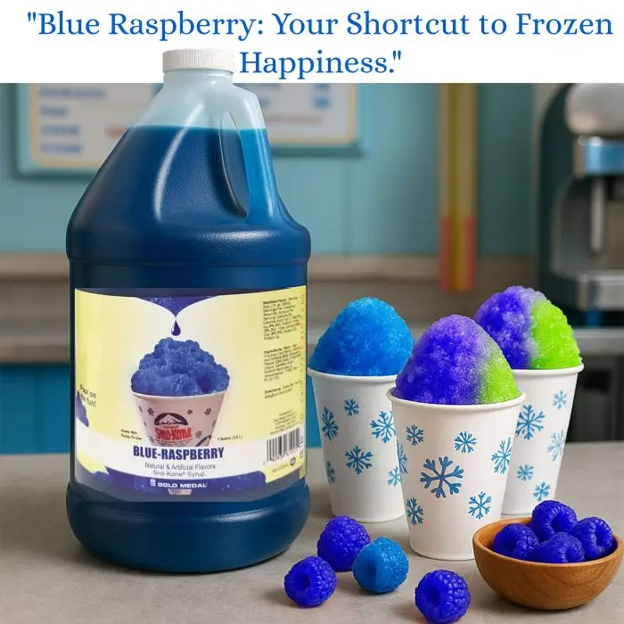Blue Raspberry Snow Cone Syrup - Perfect Stix